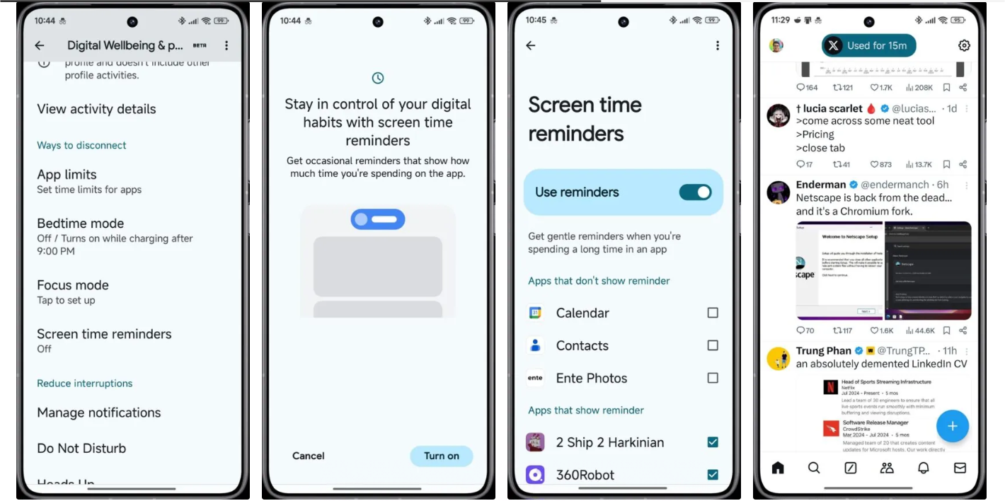 Google’s Digital Wellbeing App Can Remind You After Excessive App Usage ...